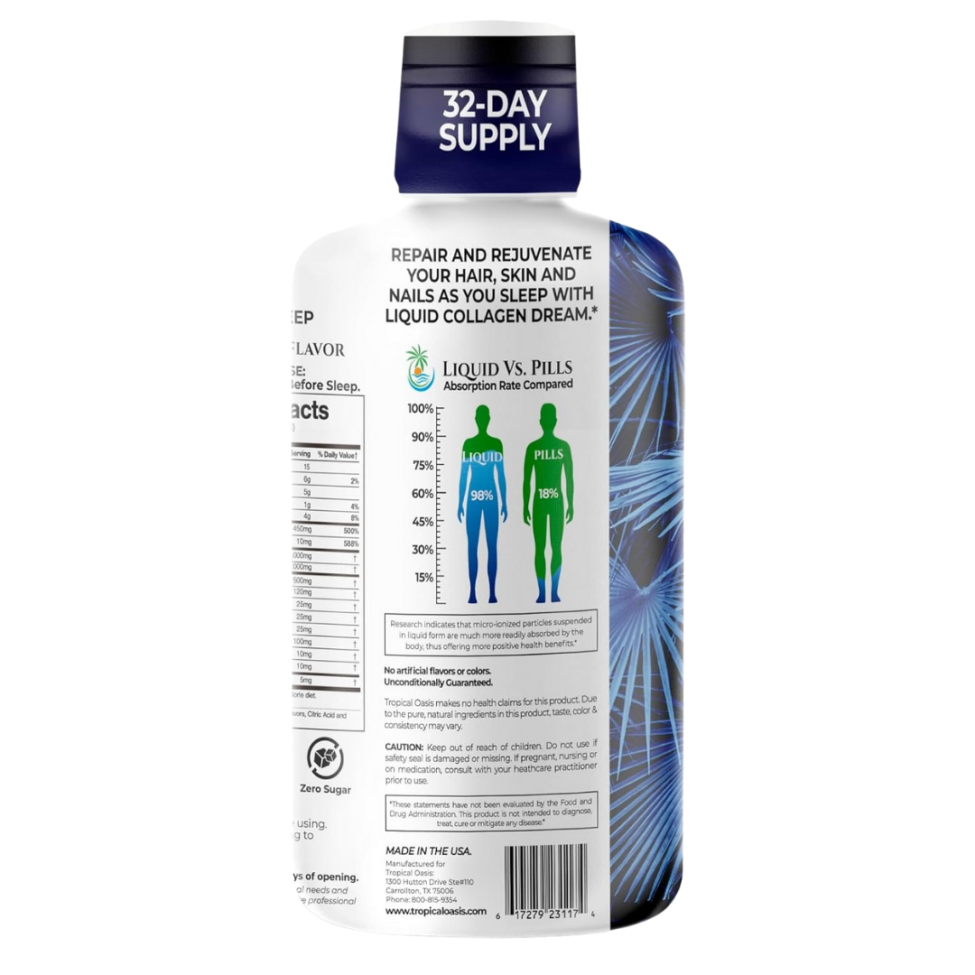 Liquid Collagen Supplement – Tropical Oasis Liquid Vitamins & Minerals