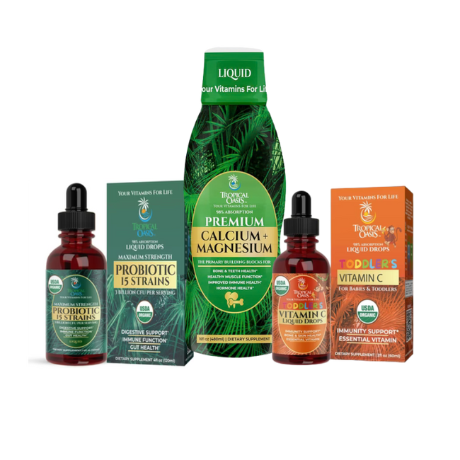 Gut Reset Bundle – Tropical Oasis Liquid Vitamins & Minerals