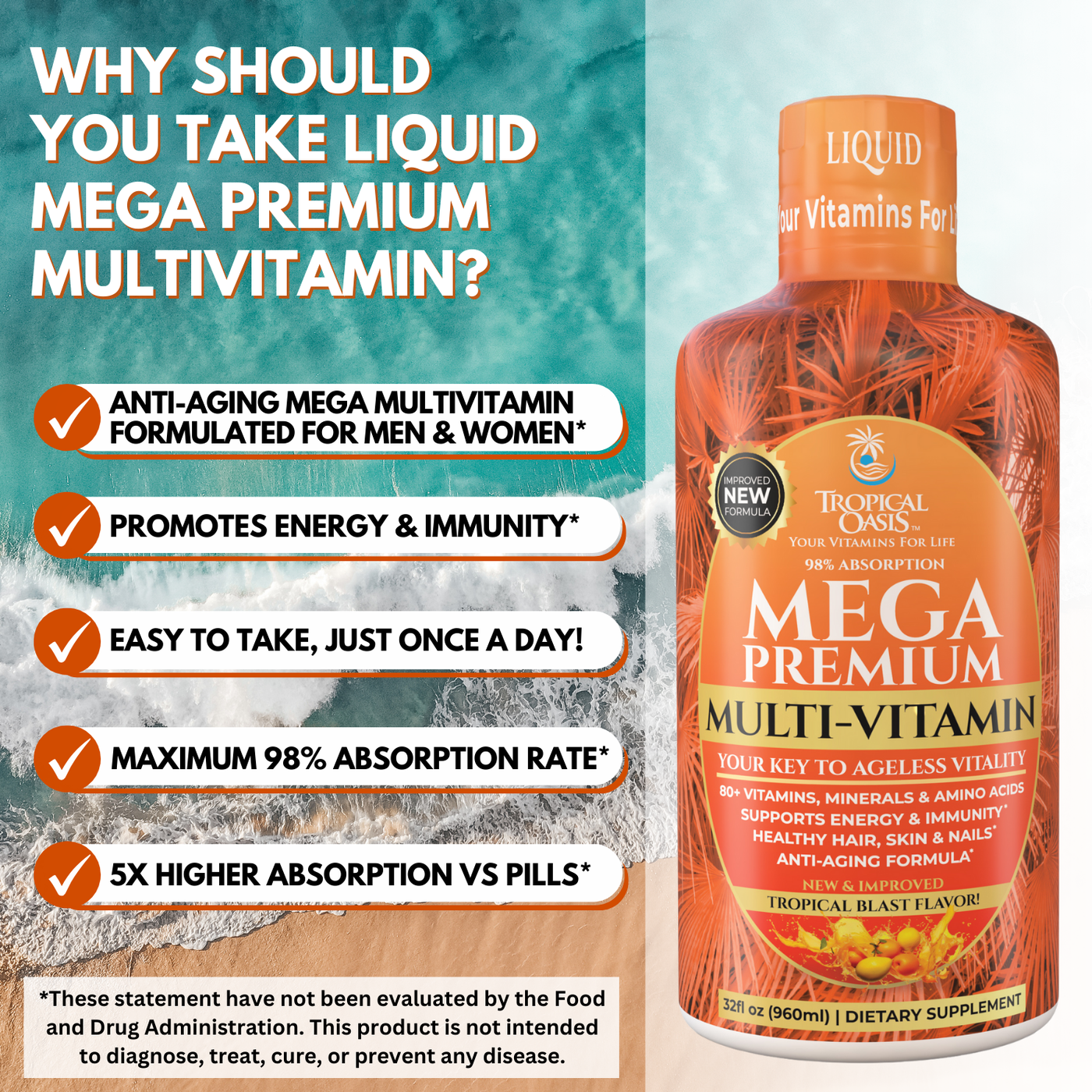 Liquid Multivitamins With Minerals – Tropical Oasis Liquid Vitamins ...