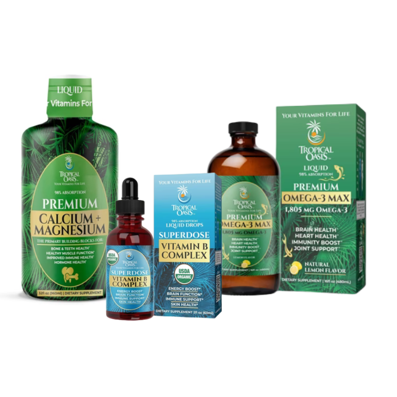 Stress Relief Pack – Tropical Oasis Liquid Vitamins & Minerals