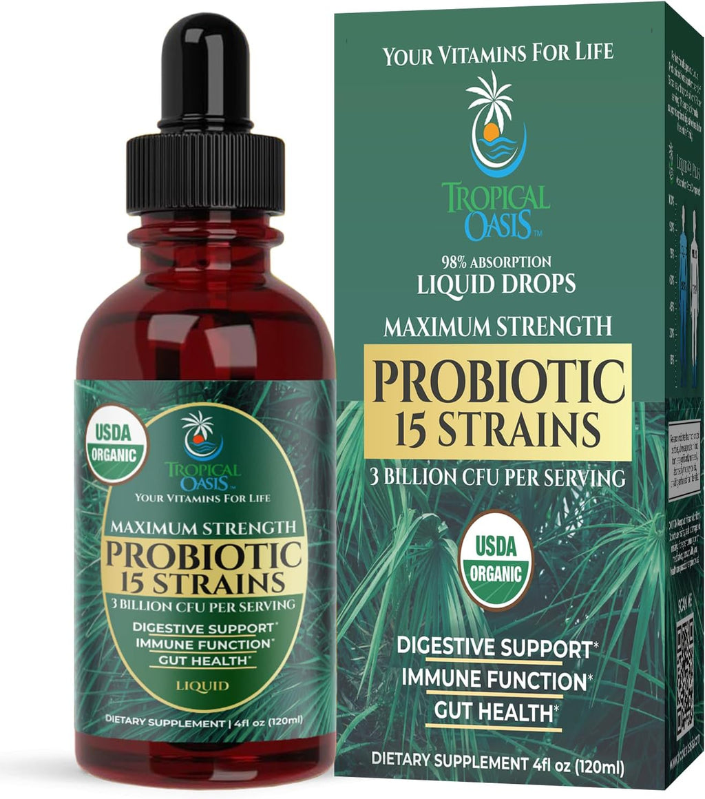 Liquid Probiotics for Men, Women, & Kids – Tropical Oasis Liquid ...