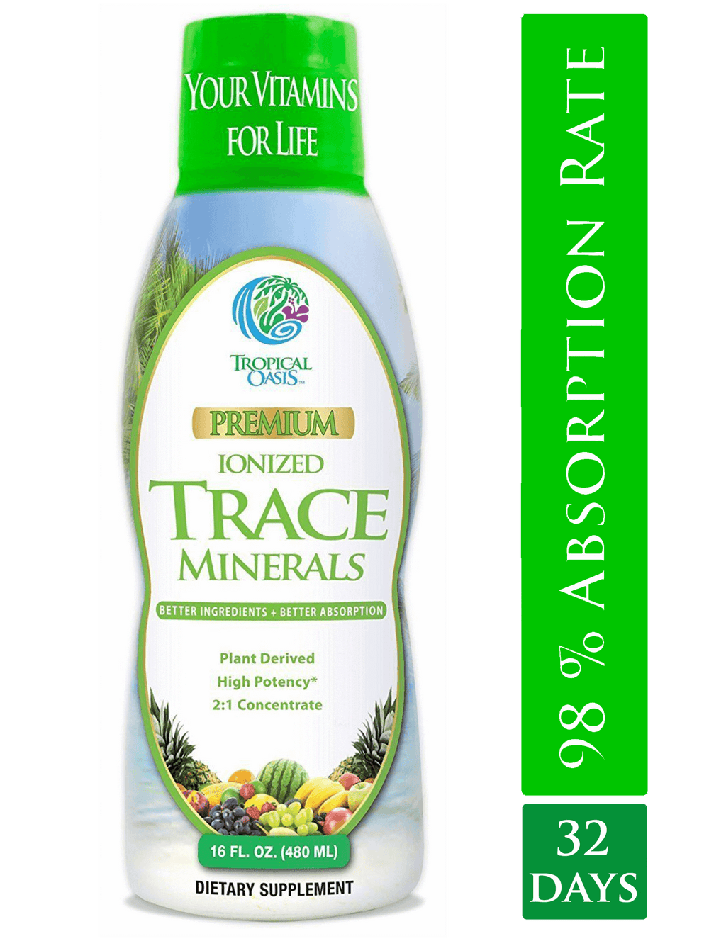 Liquid Trace Minerals Supplement – Tropical Oasis Liquid Vitamins ...