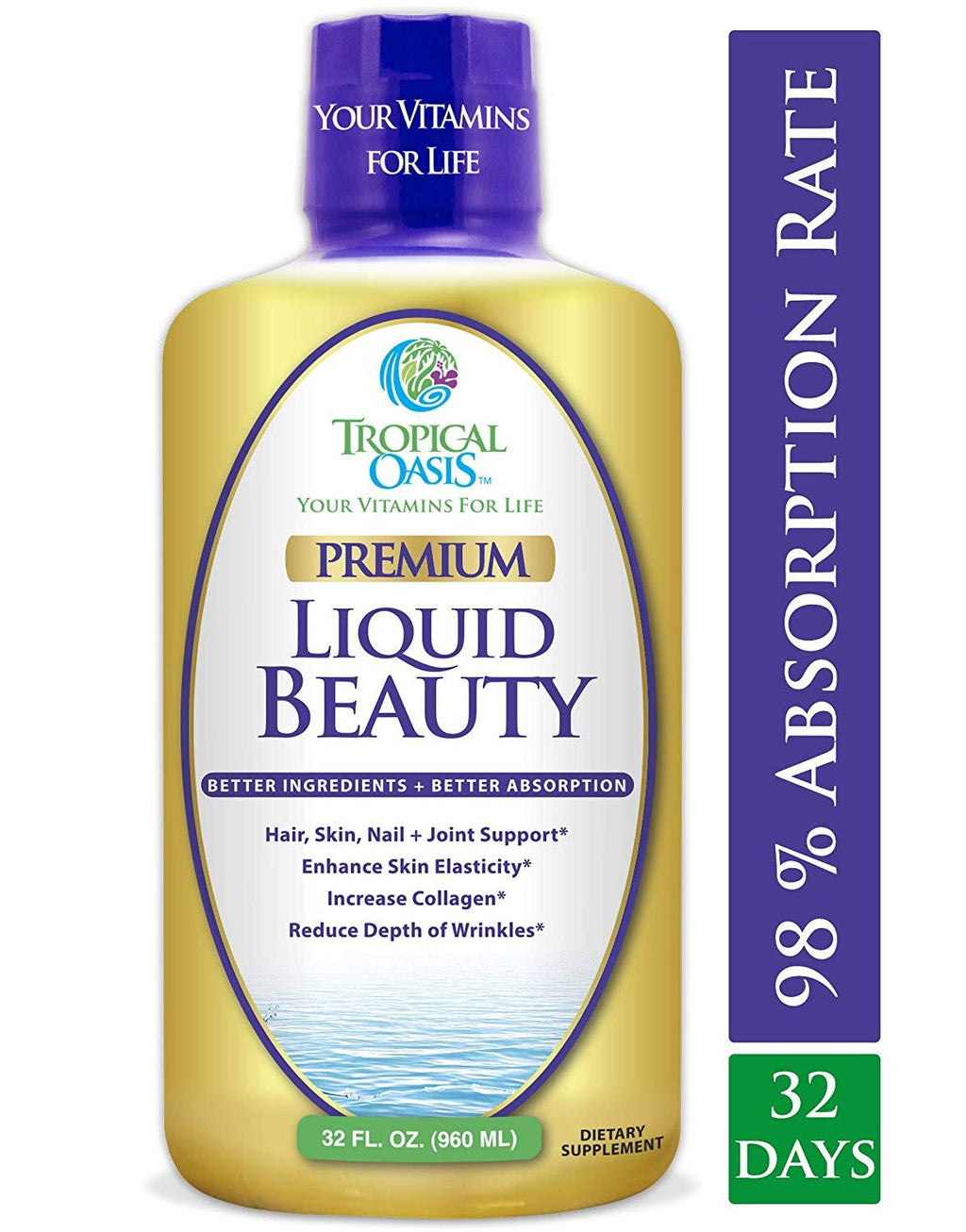 Liquid Beauty Supplement – Tropical Oasis Liquid Vitamins & Minerals